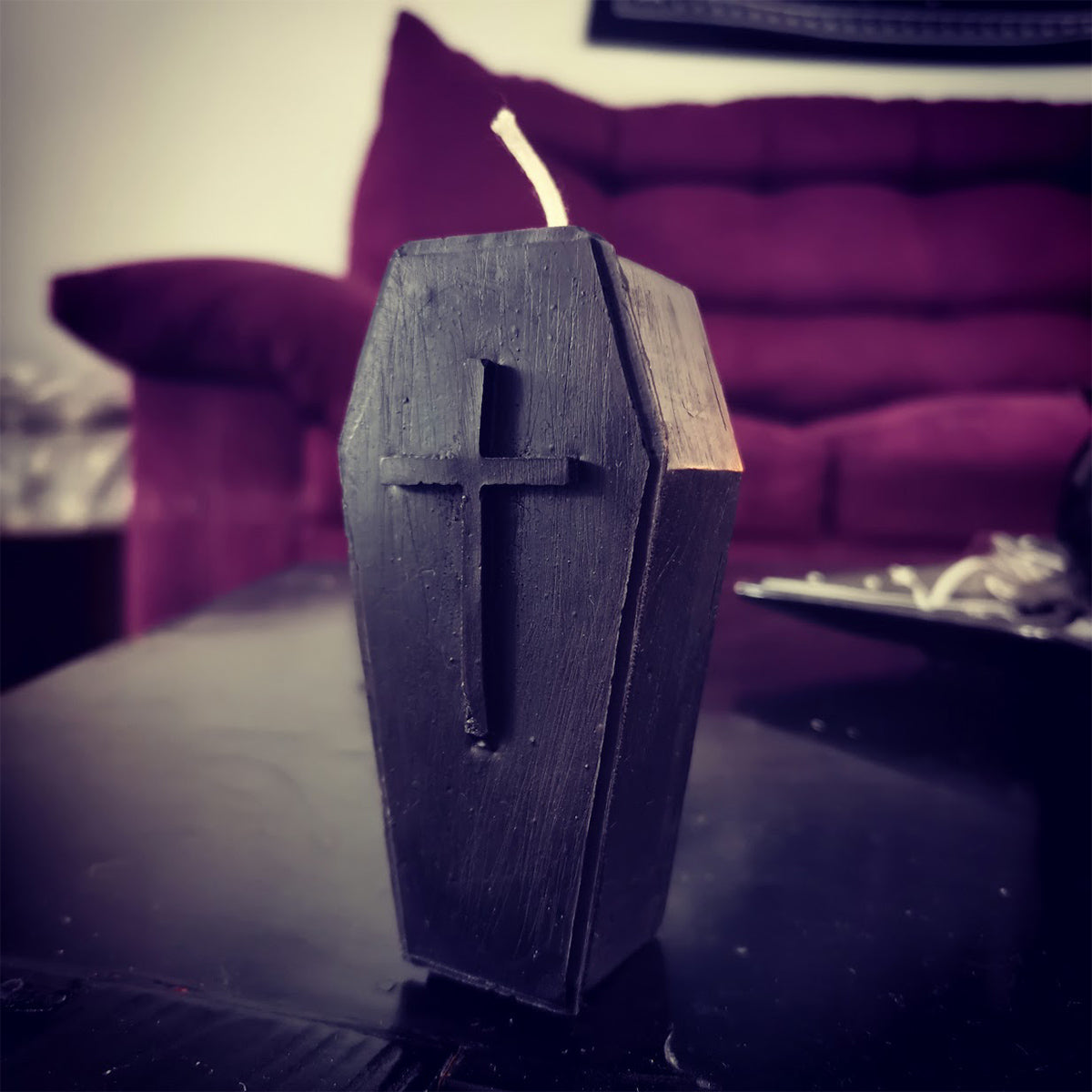 Vela Ataúd Elegante 75gr - Skeletia – Skeletia Bootique