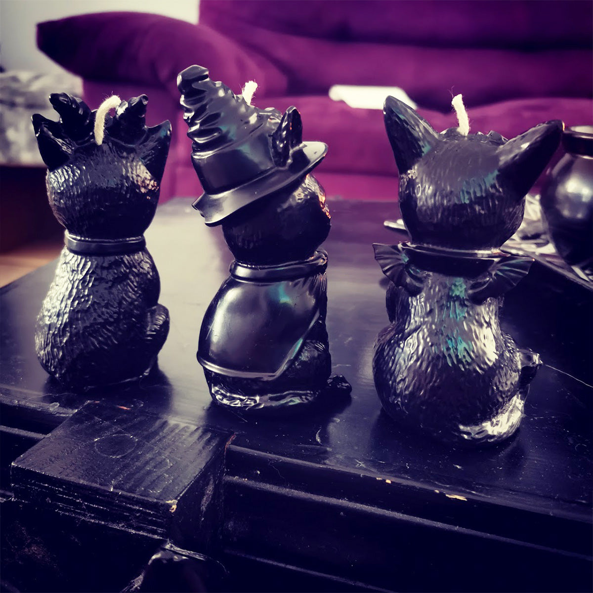 Vela Gato Hechicero 70gr - Skeletia – Skeletia Bootique